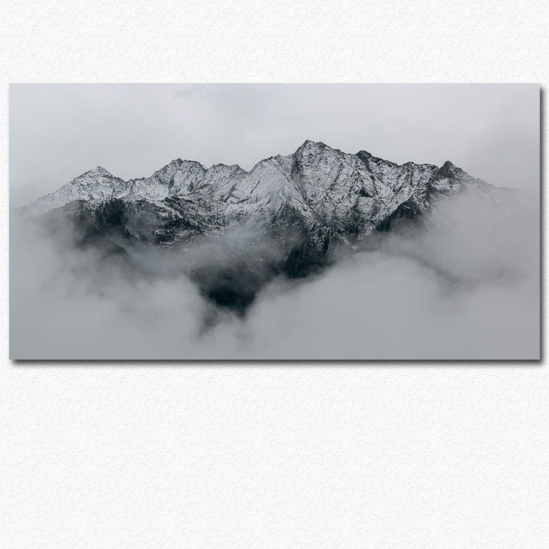 Iznad oblaka - Panoramna slika Veličina slike na zidu 115x60cm